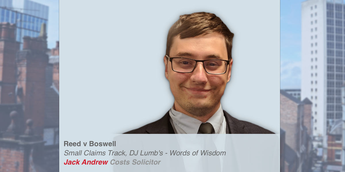 SMALL CLAIMS TRACK | DJ LUMB’S – WORDS OF WISDOM - MRN